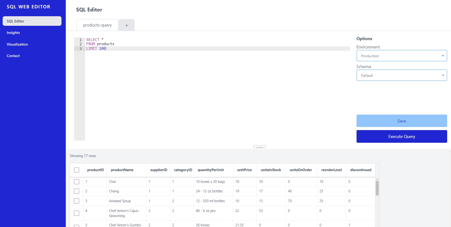 GitHub - ryantando/sql-editor-web